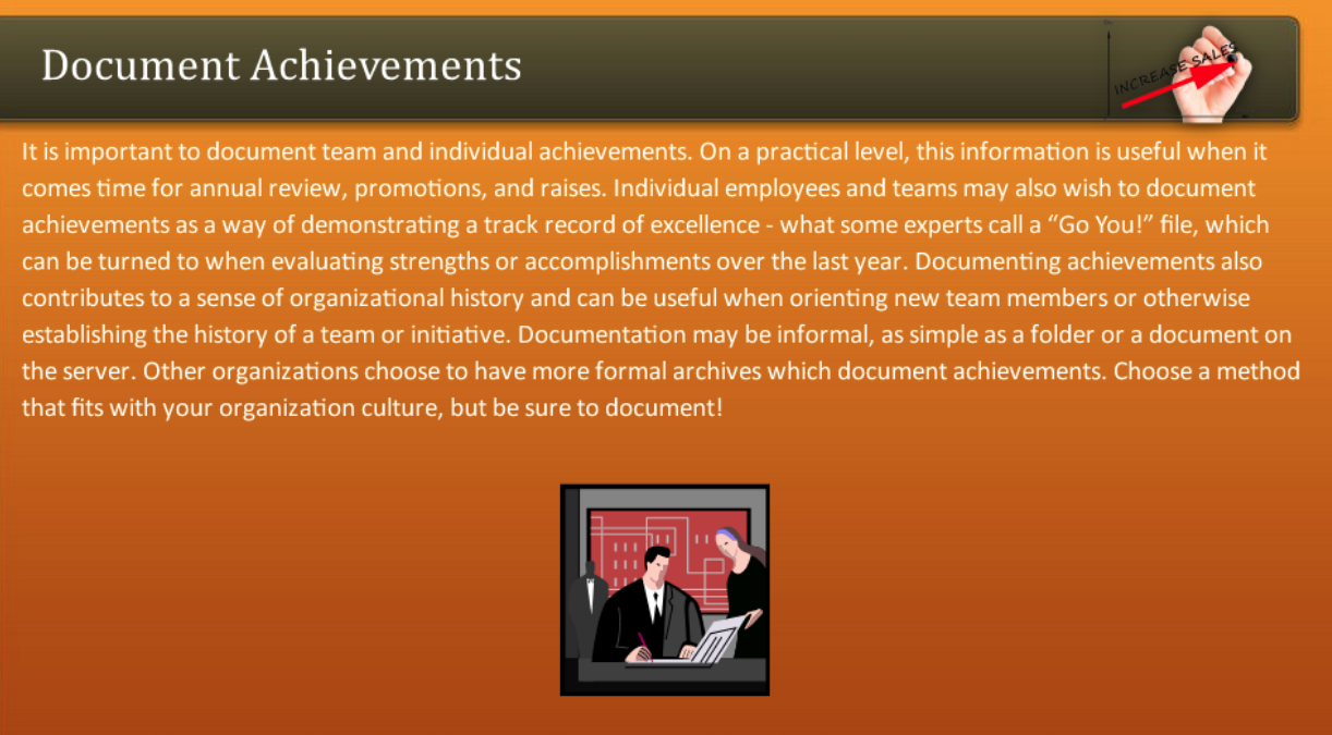 Document Achievements Freshskills